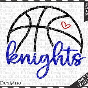 Knights Basketball Knight Basketball (svg, Dxf, Eps, Ai, Png ...