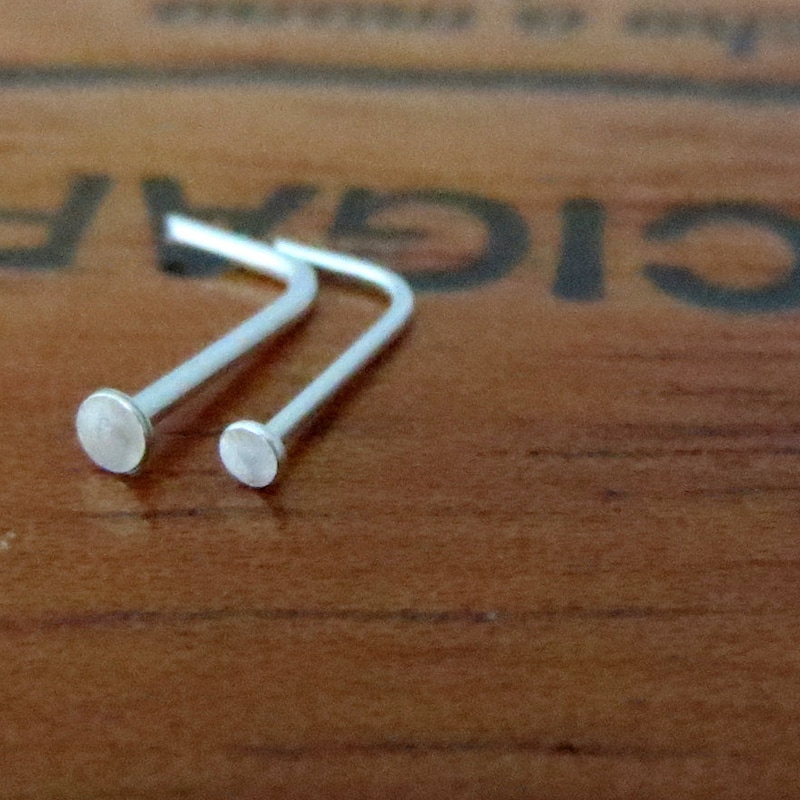 Silver Nose Rings Clamp - Etsy