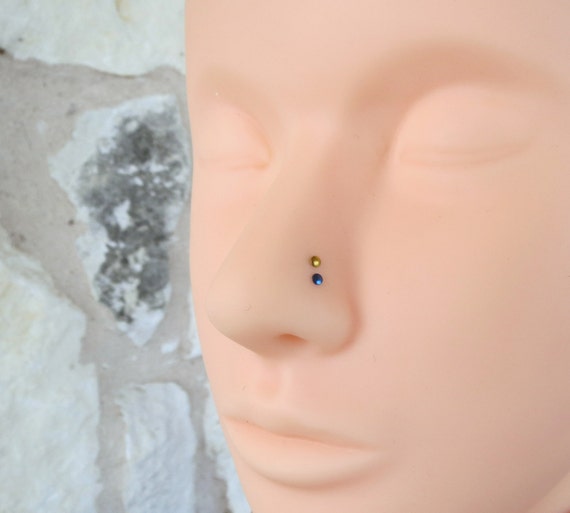 Blue nose ring store