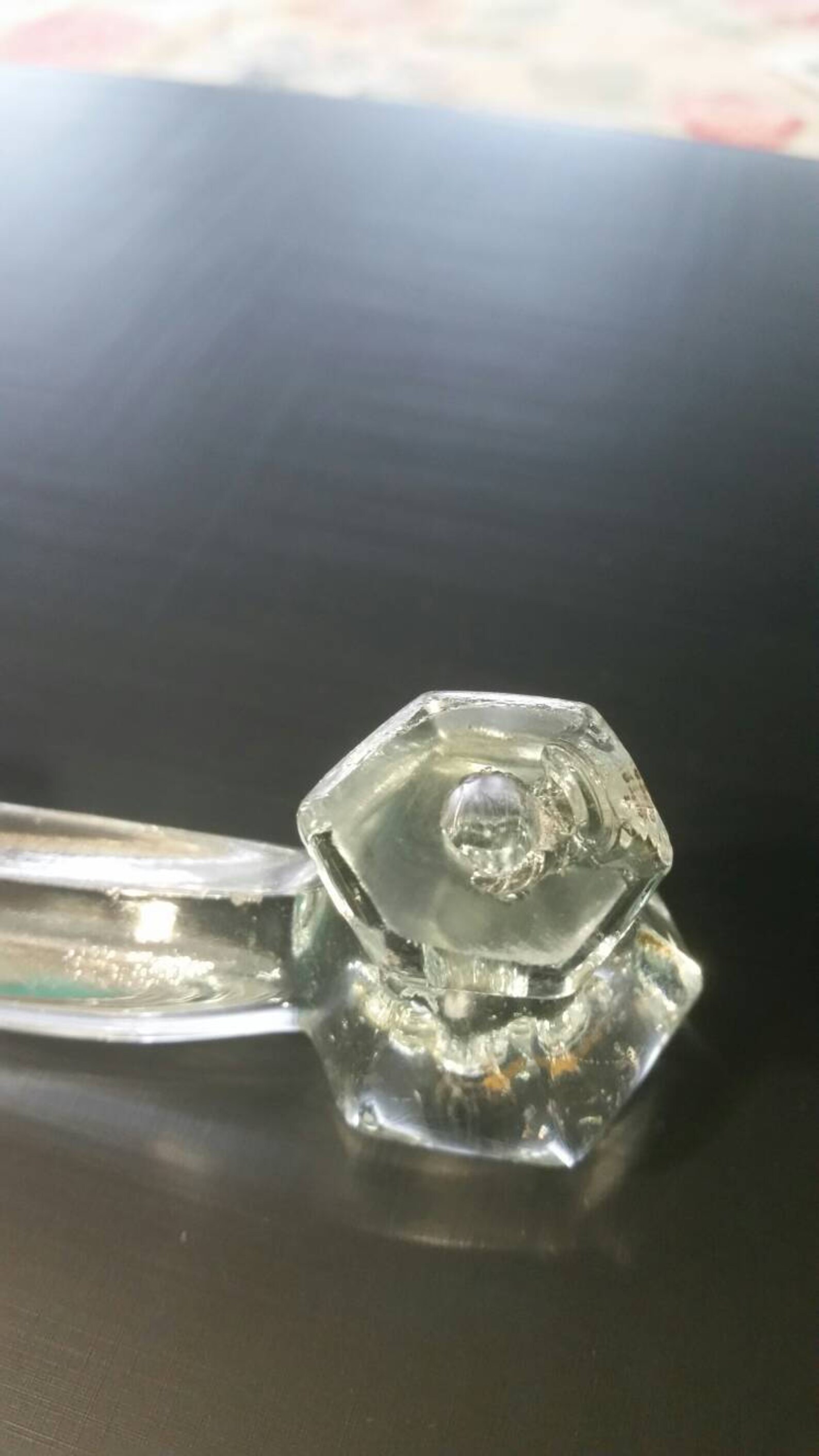 Set of 5 Vintage Clear Glass Drawer Pulls Elegant Glass Door - Etsy