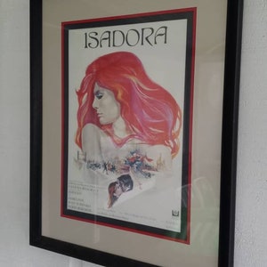 Isadora * Isadora Duncan * Modern Dance Film 1968 * Custom Framed ...