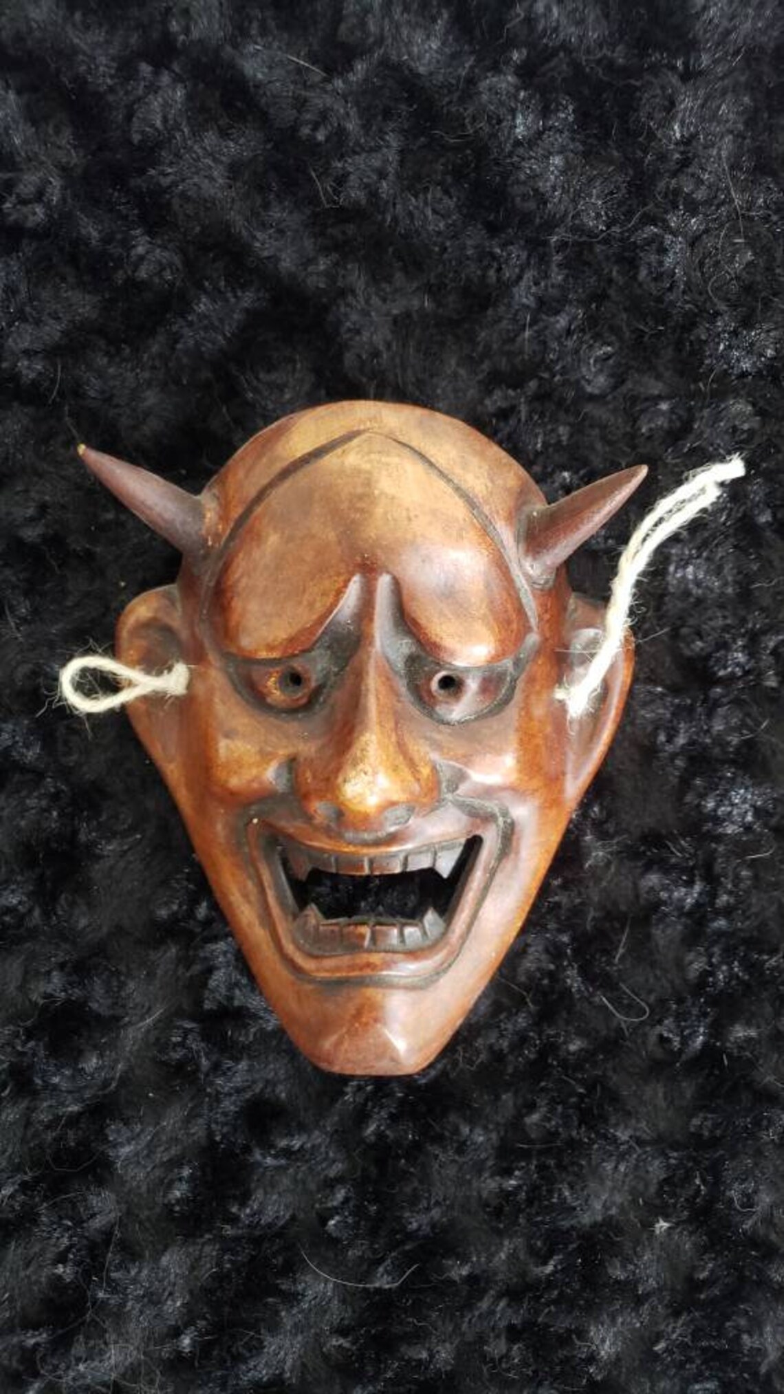 Pair of Japanese Theater Noh Masks Spirit Type Onryo | Etsy