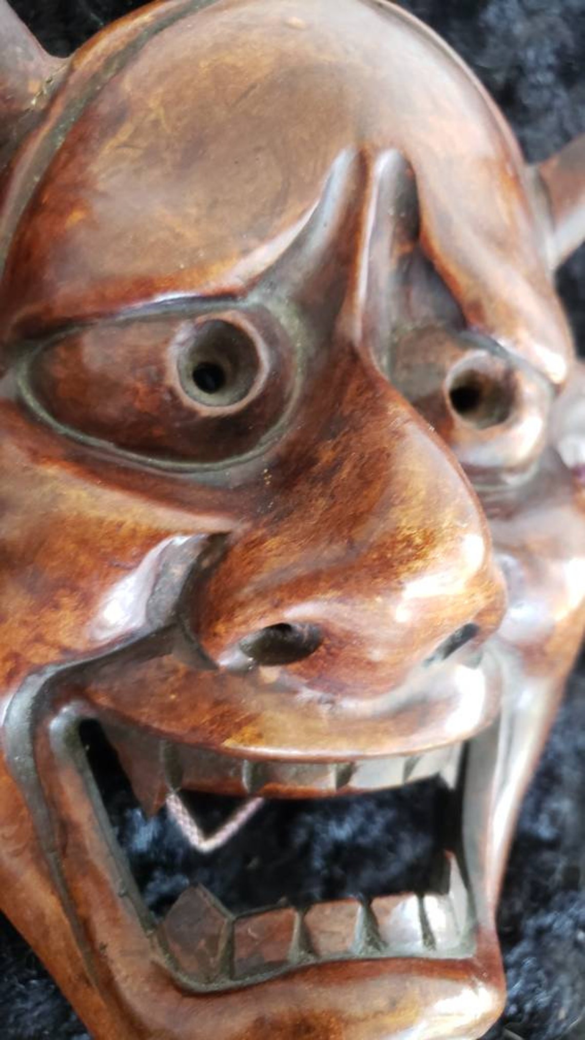 Pair of Japanese Theater Noh Masks Spirit Type Onryo | Etsy