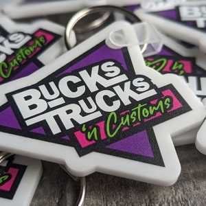 Custom Keychains With Your Logo, Full Color Logo Printed Personalized ...