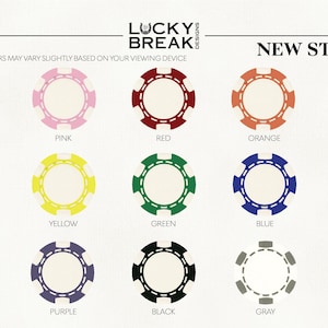 Custom Poker Chips Set With QR Code, Personalized Drink Tokens, Full ...