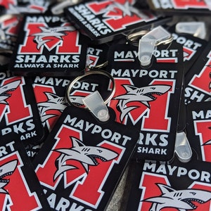 Custom Keychains With Your Logo, Full Color Logo Printed Personalized ...