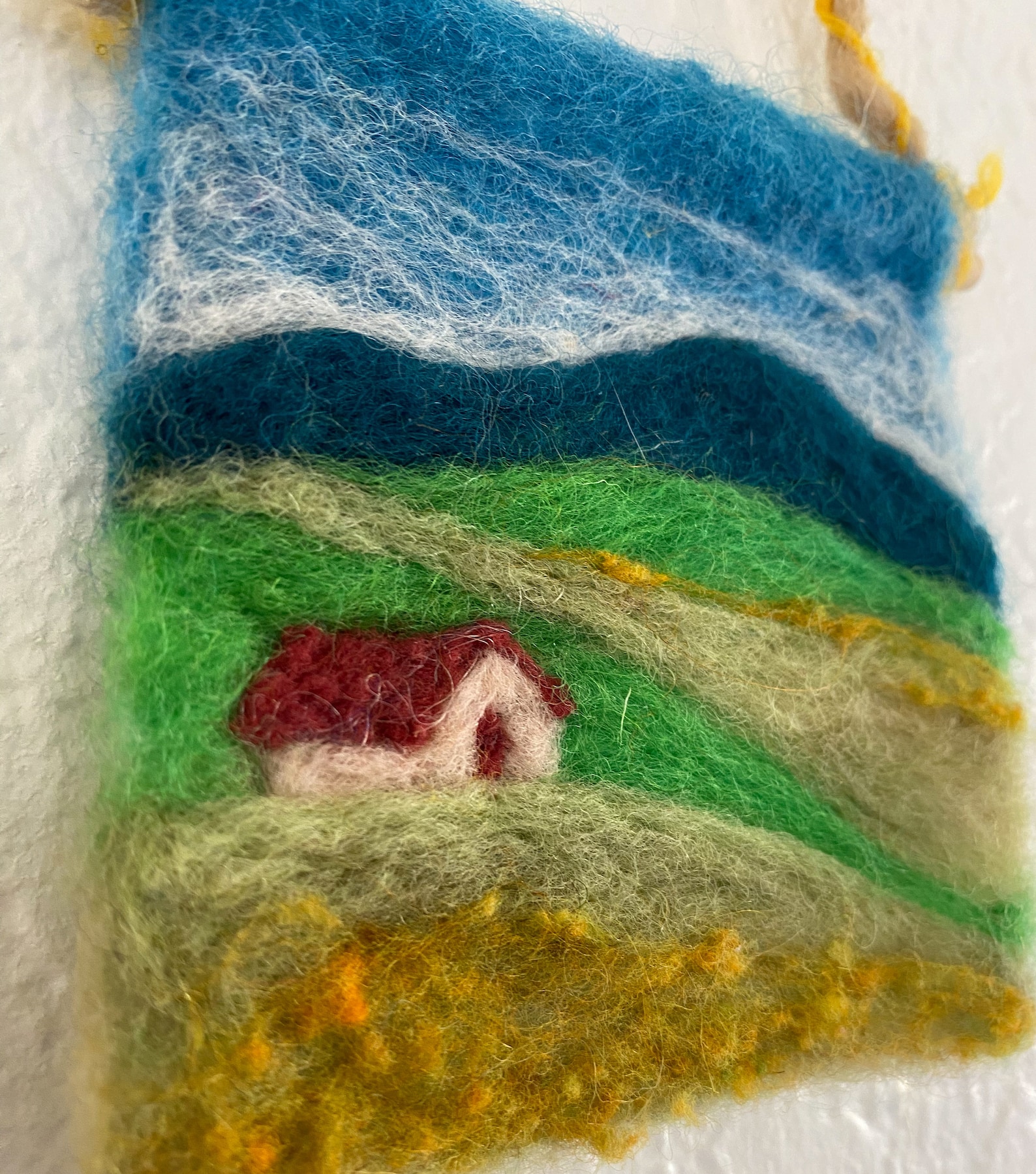 Needle Felted Miniature Landscape - Etsy