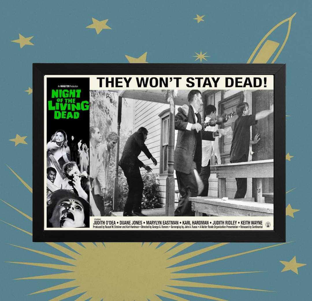 Night of the Living Dead – Zombies Attack Porch – New Lobby Card ...