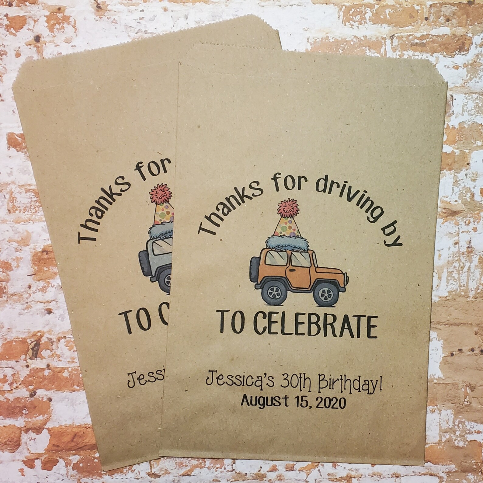 Drive Through Graduation Party, Graduation Favor Bags, Class of 2020 ...