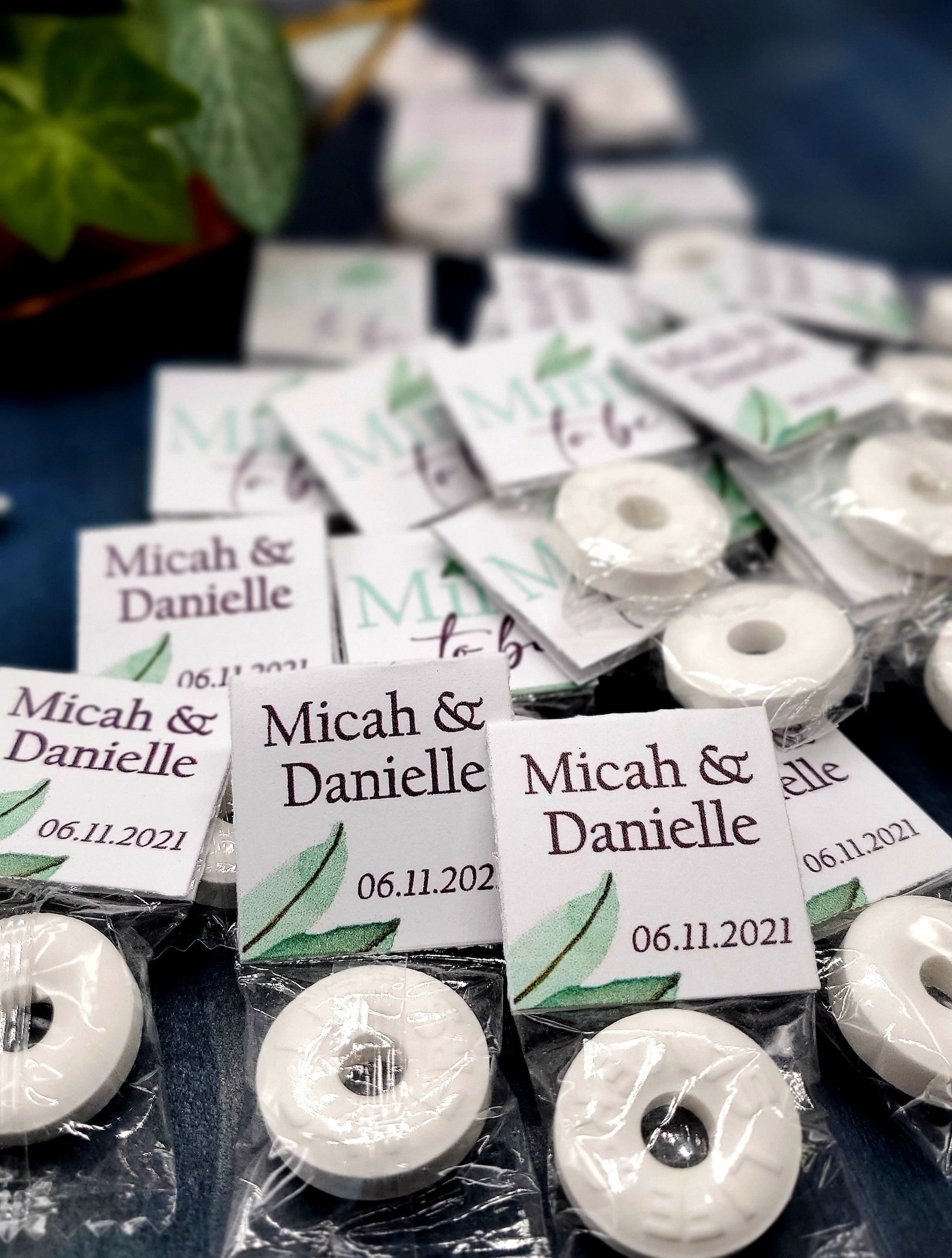 25 or 50 Custom Mints, Personalized Mints, Custom Tags for Treats ...