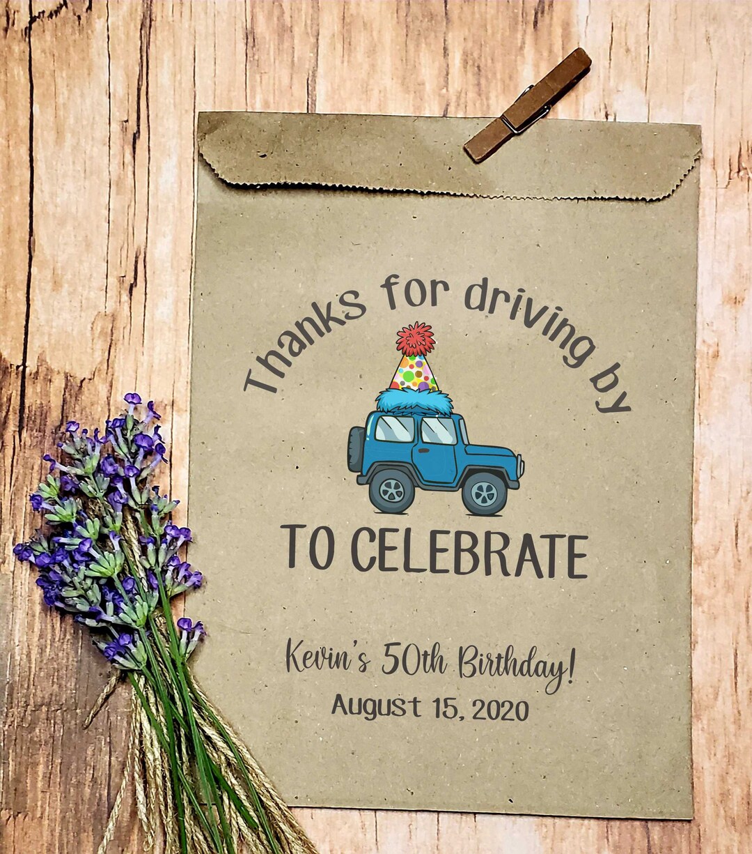 Drive Through Birthday Party, Birthday Favor Bags, Birthday Bags ...