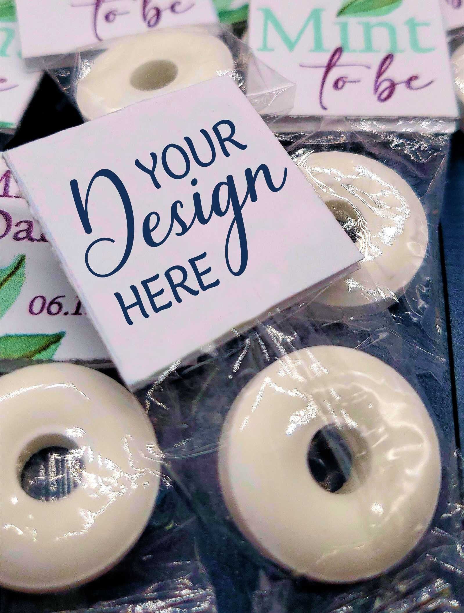 25 or 50 Custom Mints Personalized Mints Custom Tags for | Etsy