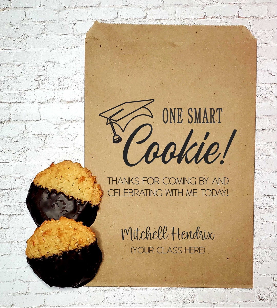 Graduation Cookie Bag, Graduation Favor Bags, Class of 2024, Cookie Bag ...