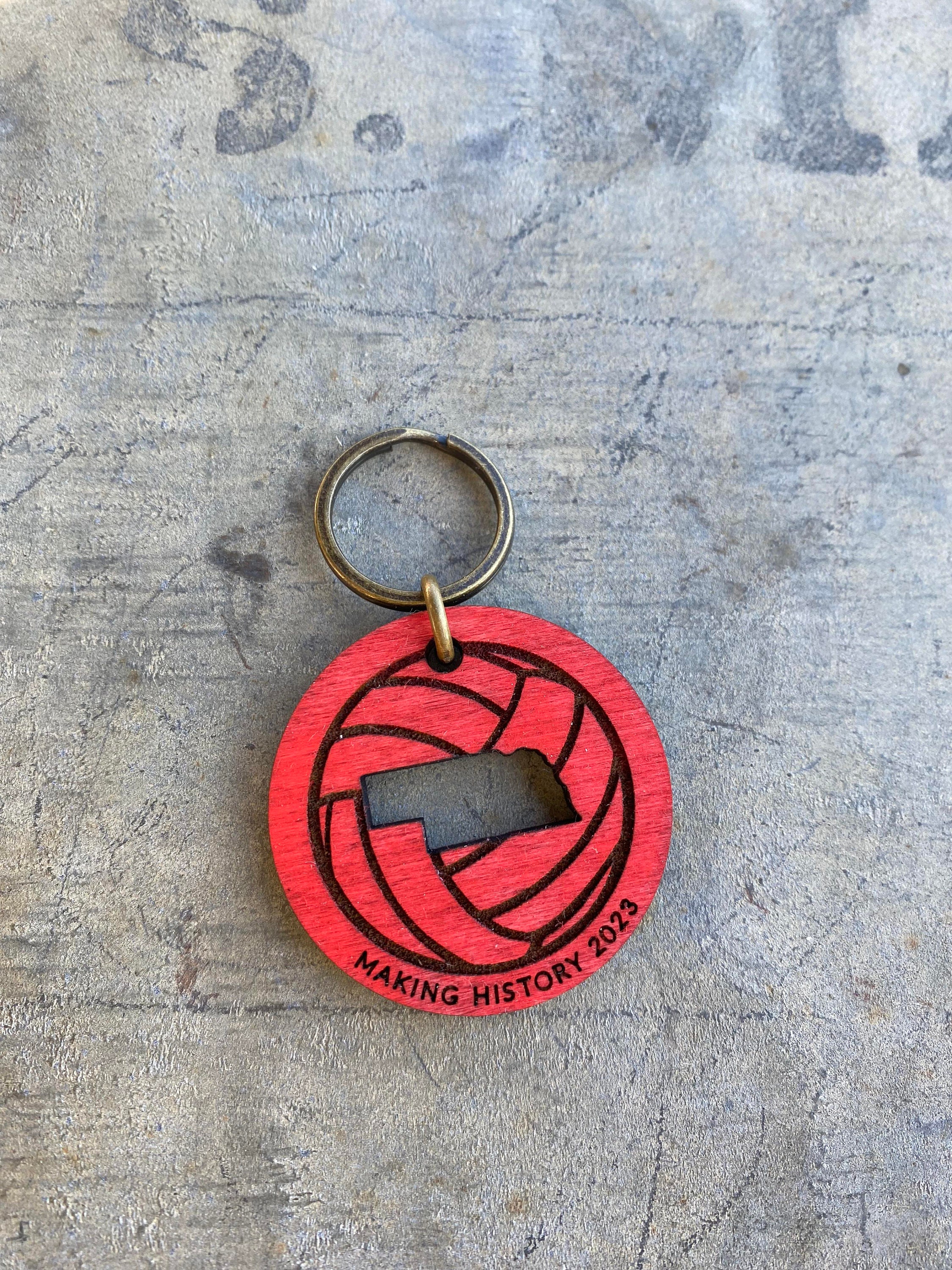 Commemorative Volleyball Keychain, Making History 2023 Volleyball, Gift ...