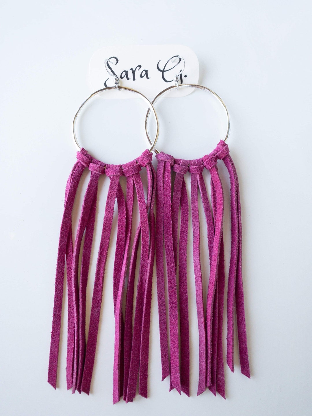 Hot Pink Shoulder Dusters, Concert Attire, Statement Jewelry, Girls ...