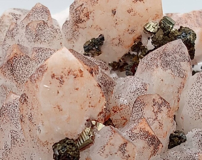 Pyrite on Red Quartz Crystal Cluster! - Etsy