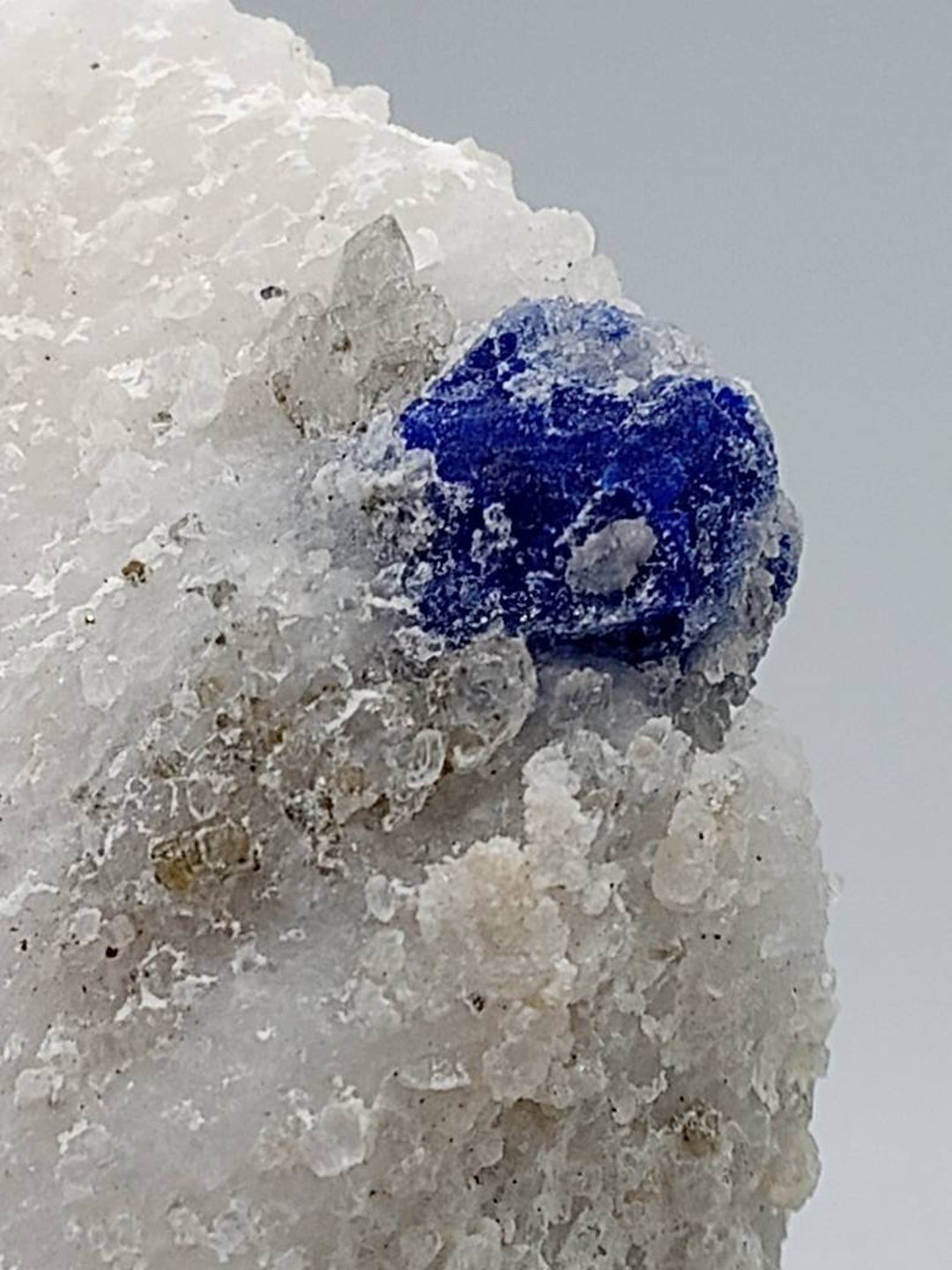 Wow, Blue Lazulite With Quartz on Matrix ! - Etsy