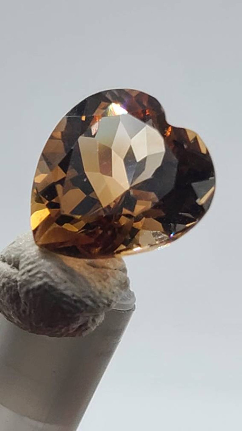 Pakistan Golden Imperial is Quantum Cut Ovel Topaz | Etsy