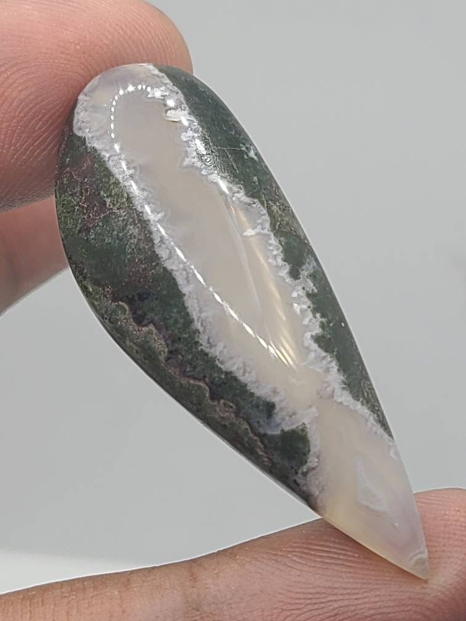 Indonesian Picture Agate Cabochon - Etsy