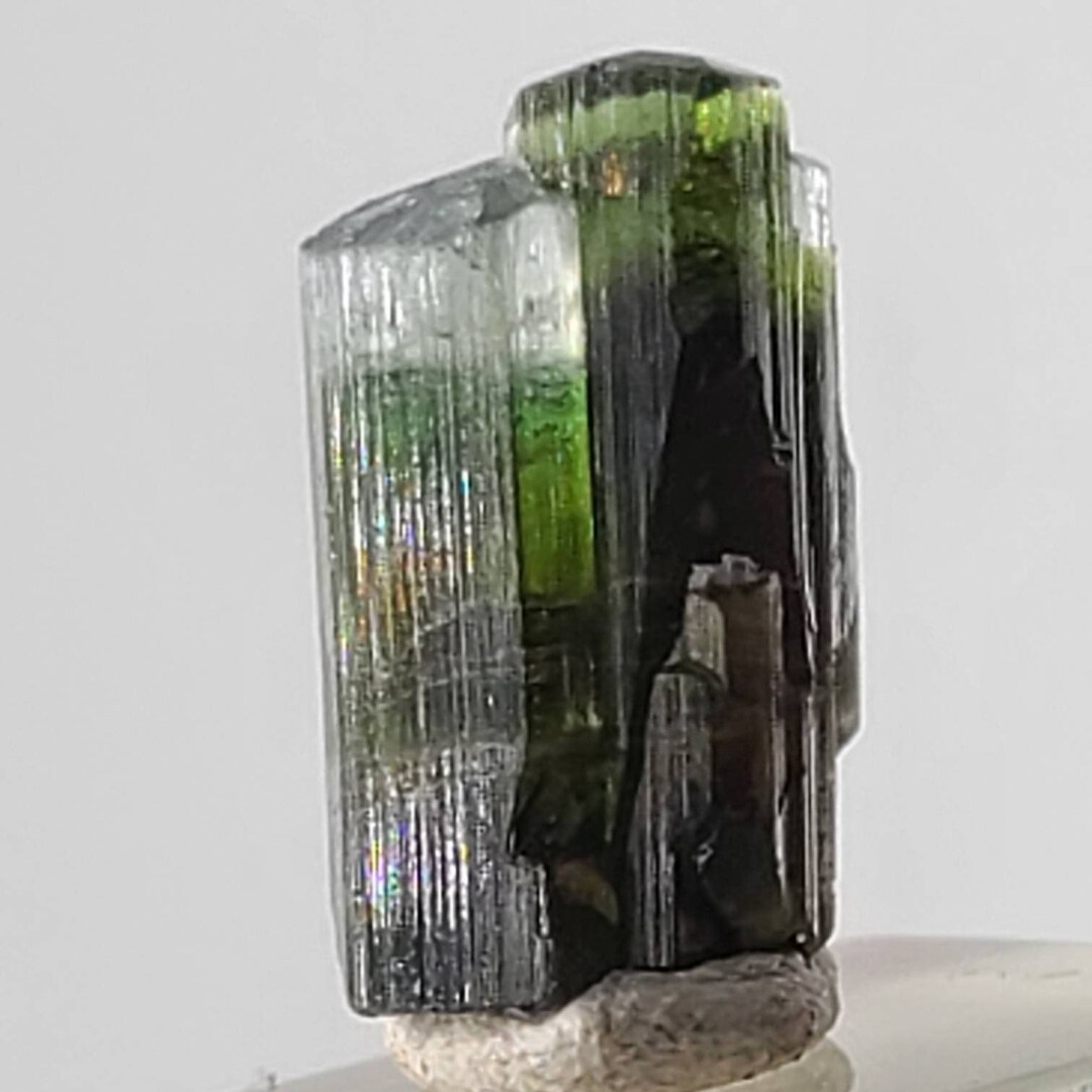 Bicolor Tourmaline Crystal Cluster! - Etsy
