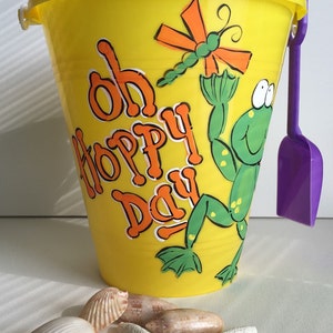 Hand Painted | Beach Bucket | Cruise Ship Bucket | Sand Bucket | Sand ...