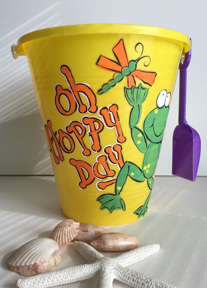 Hand Painted Beach Bucket Cruise Ship Bucket Sand Bucket - Etsy