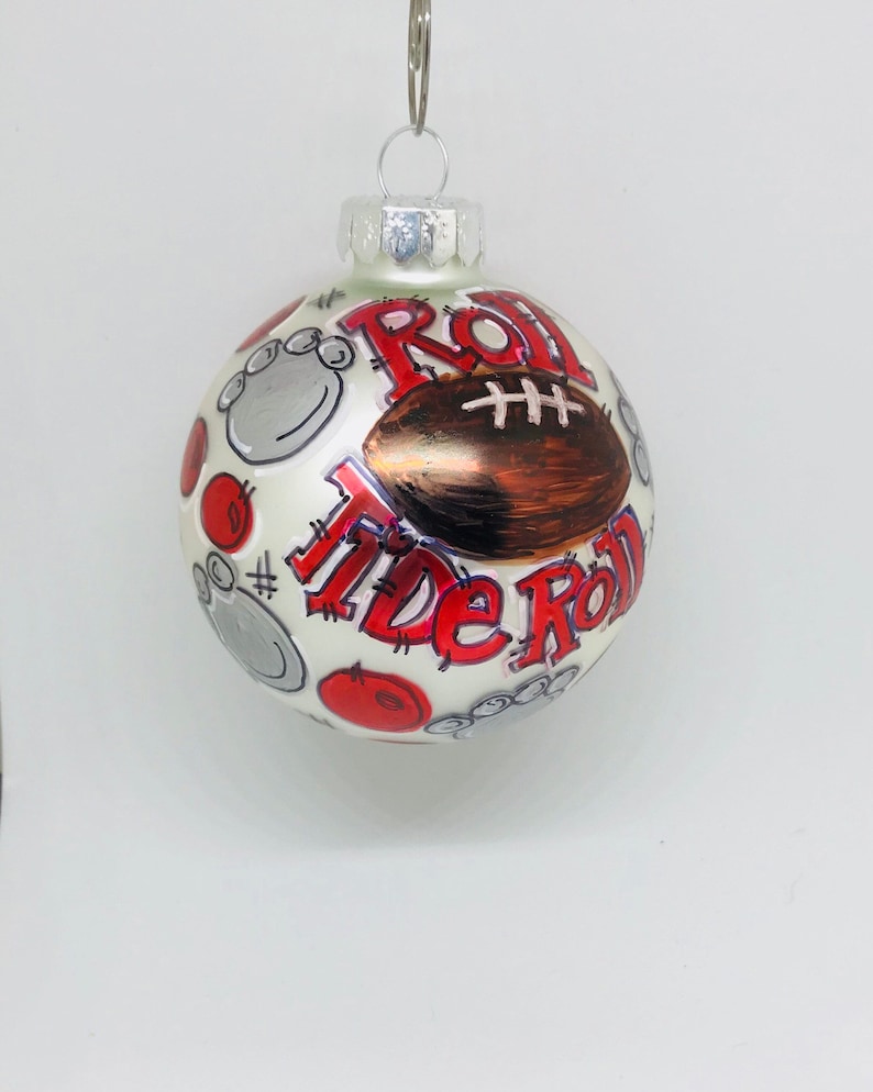 Alabama Christmas Ornament Crimson Tide Ornament Roll Tide | Etsy