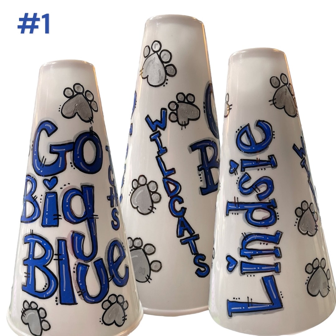 Cheerleader Megaphone | Personalized Megaphone| Cheer Megaphone Party ...