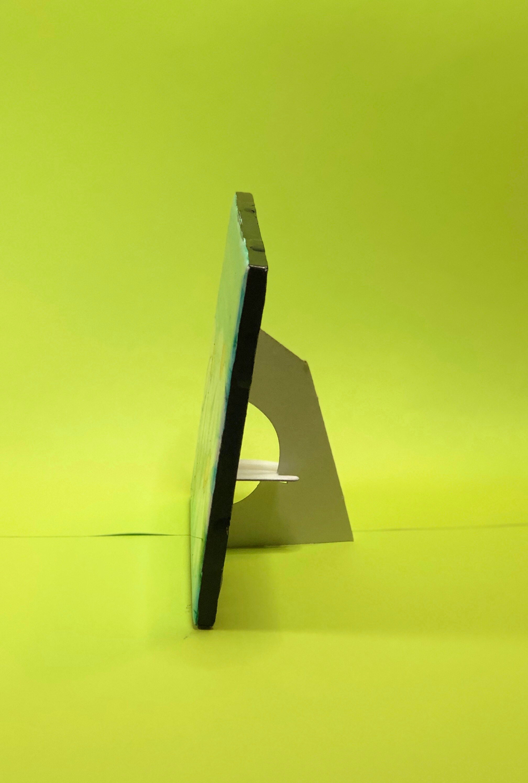 Hand painted ceramic tile | desk art | desk decor | birthday gift ...