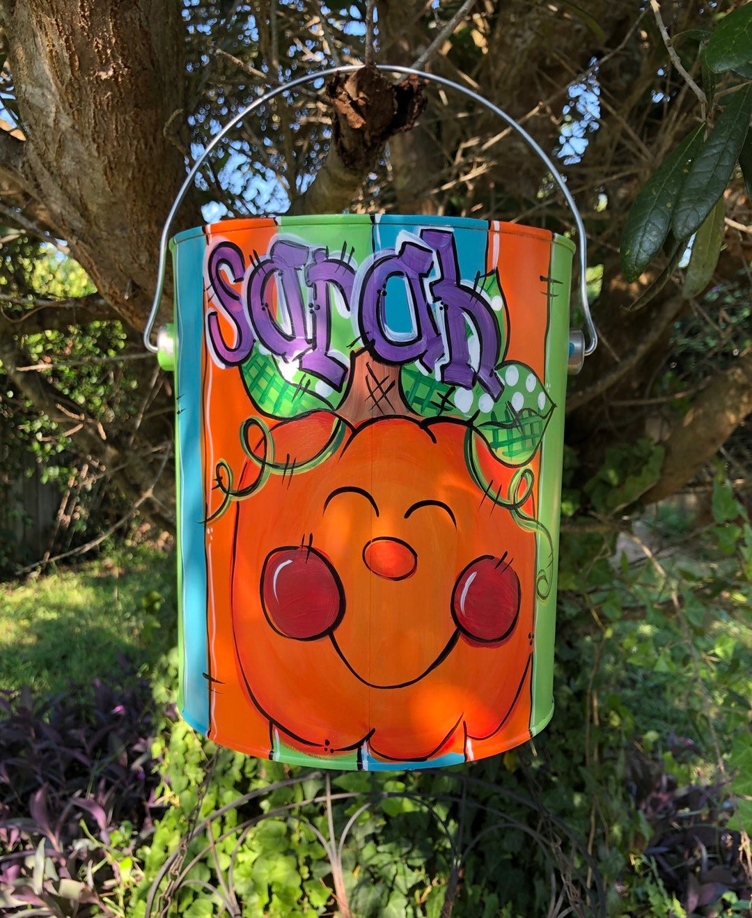 Trick or Treat Bucket Halloween Halloween Bucket Halloween Candy ...