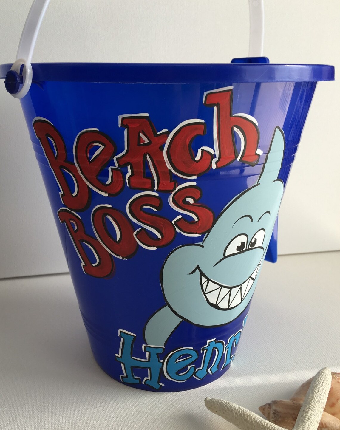 Hand Painted Beach Bucket Cruise Ship Bucket Sand Bucket | Etsy