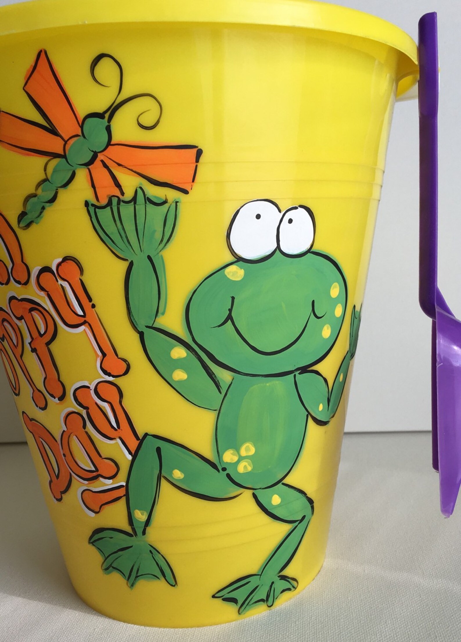 Hand Painted Beach Bucket Cruise Ship Bucket Sand Bucket - Etsy