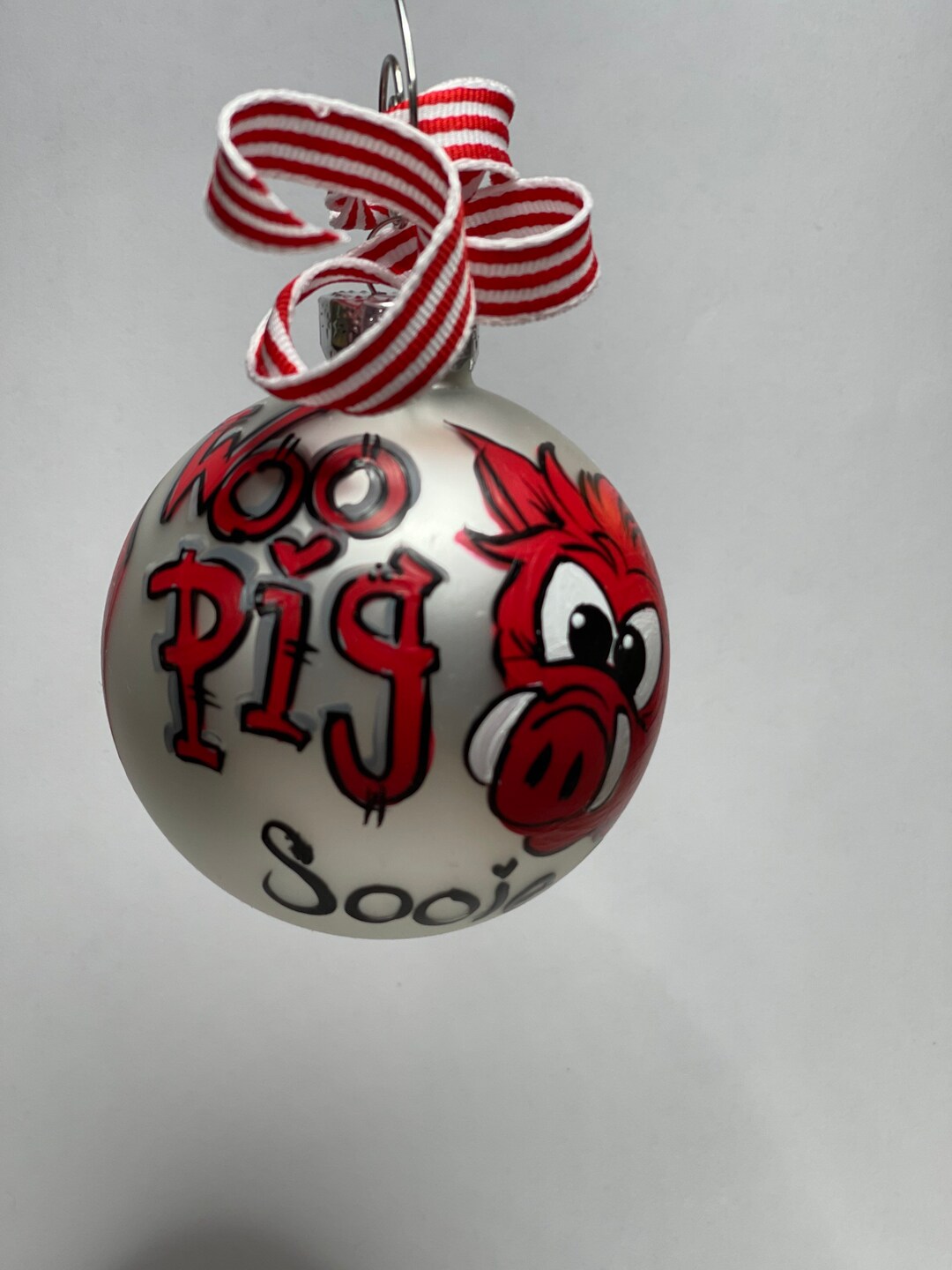 Arkansas Razorback Christmas Ornament - Etsy