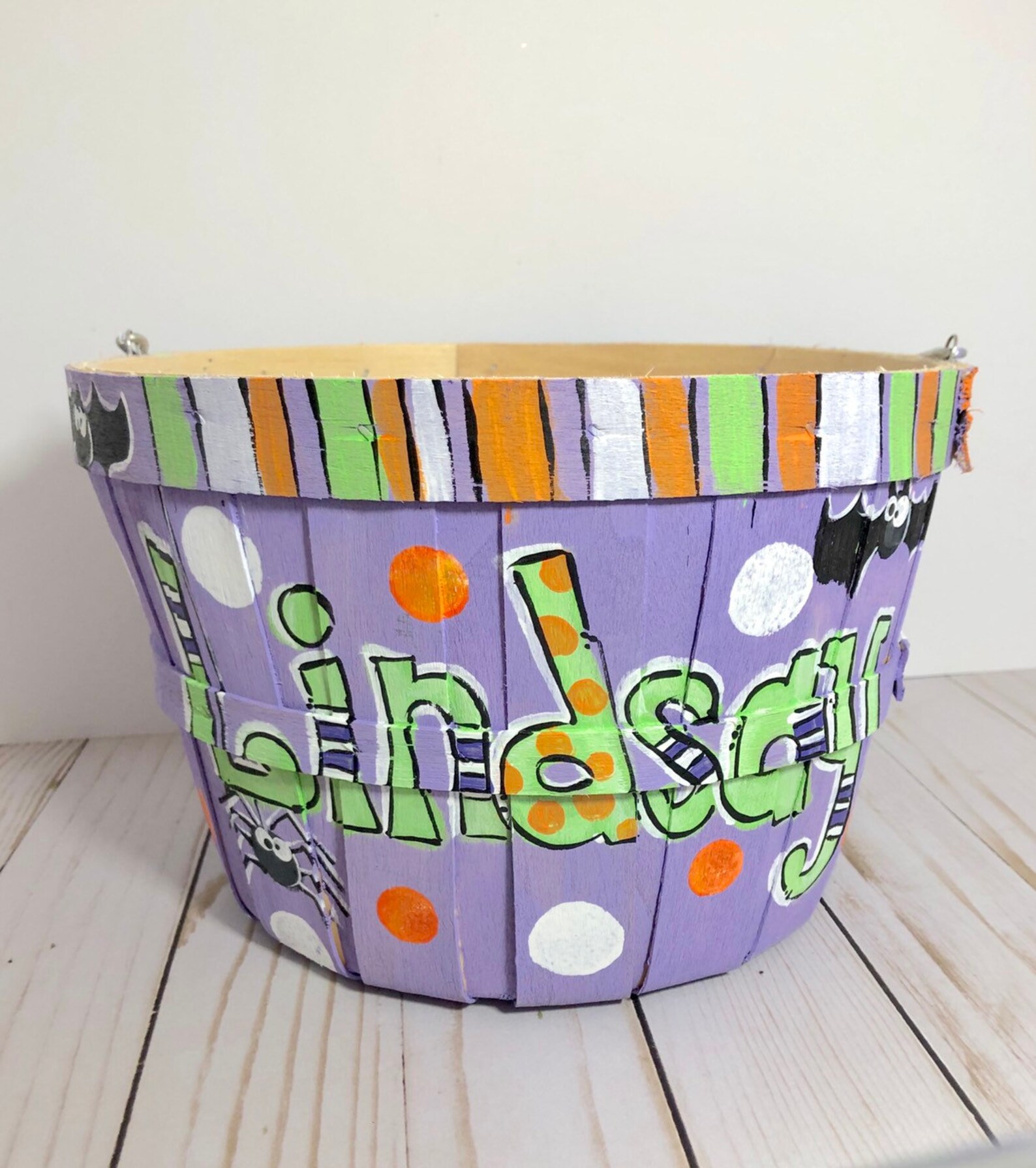 Trick or Treat Basket Candy Basket Halloween Candy Basket - Etsy