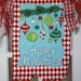 Holiday Door Banner Happy Holidays Christmas Door Decor | Etsy