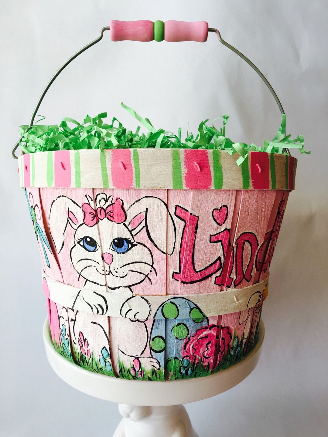 Easter Basket | Easter Egg Basket | Girl Easter Basket | Easter Bunny ...
