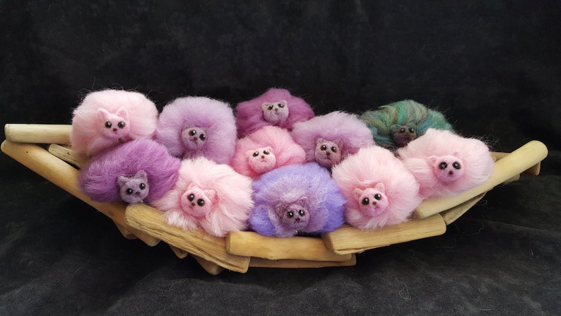 Pygmy Puffs in Pink and Purple and Other Colors - Etsy