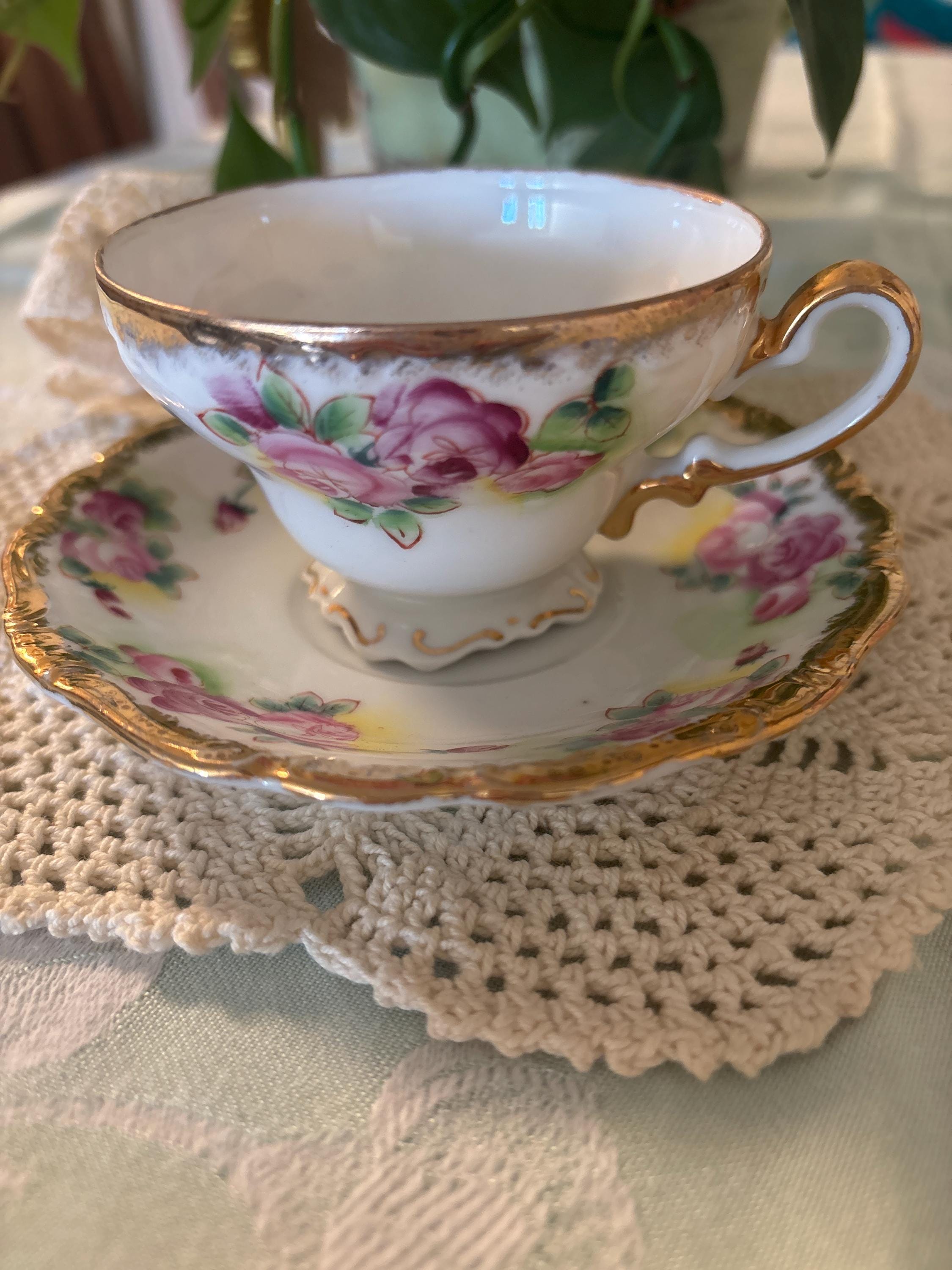 Vintage 1950’s Tea Cup Set - Etsy
