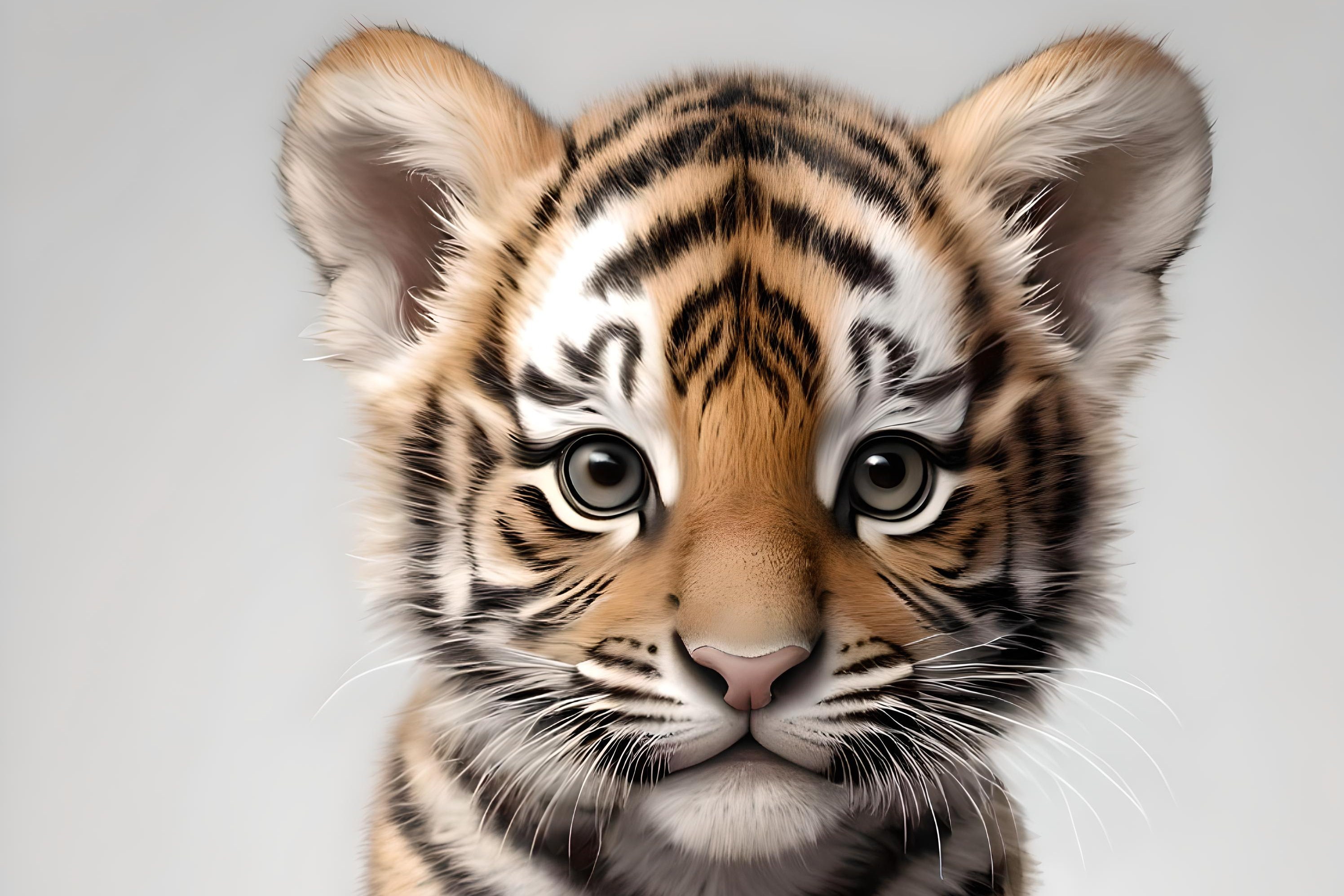 Tiger Cub, Baby Tiger, Safari Nursery Print, Safari Nursery Decor ...