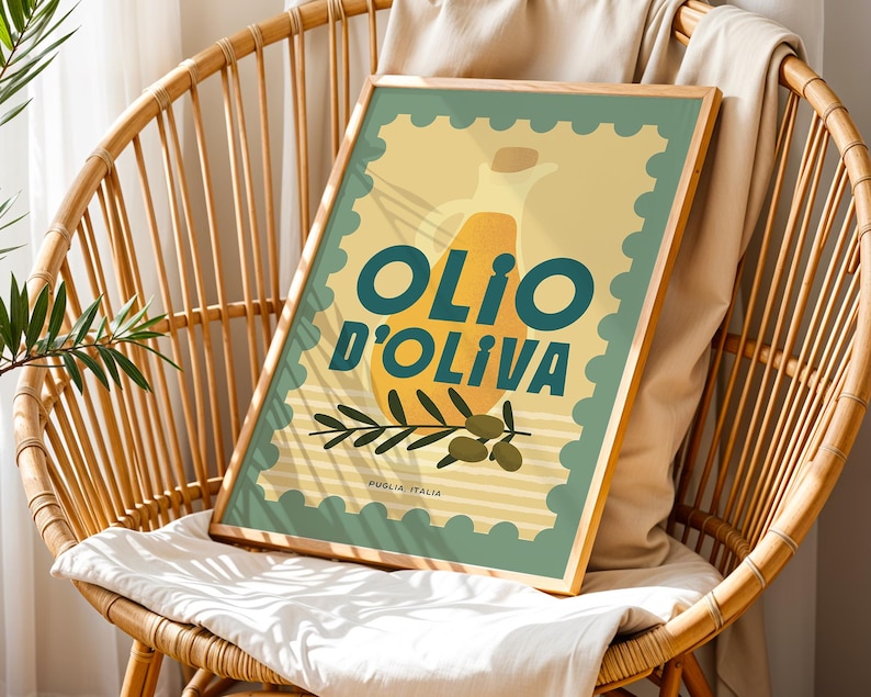 Italian Food & Drink Prints: Vintage-style Kitchen Wall Art (set of 3 ...