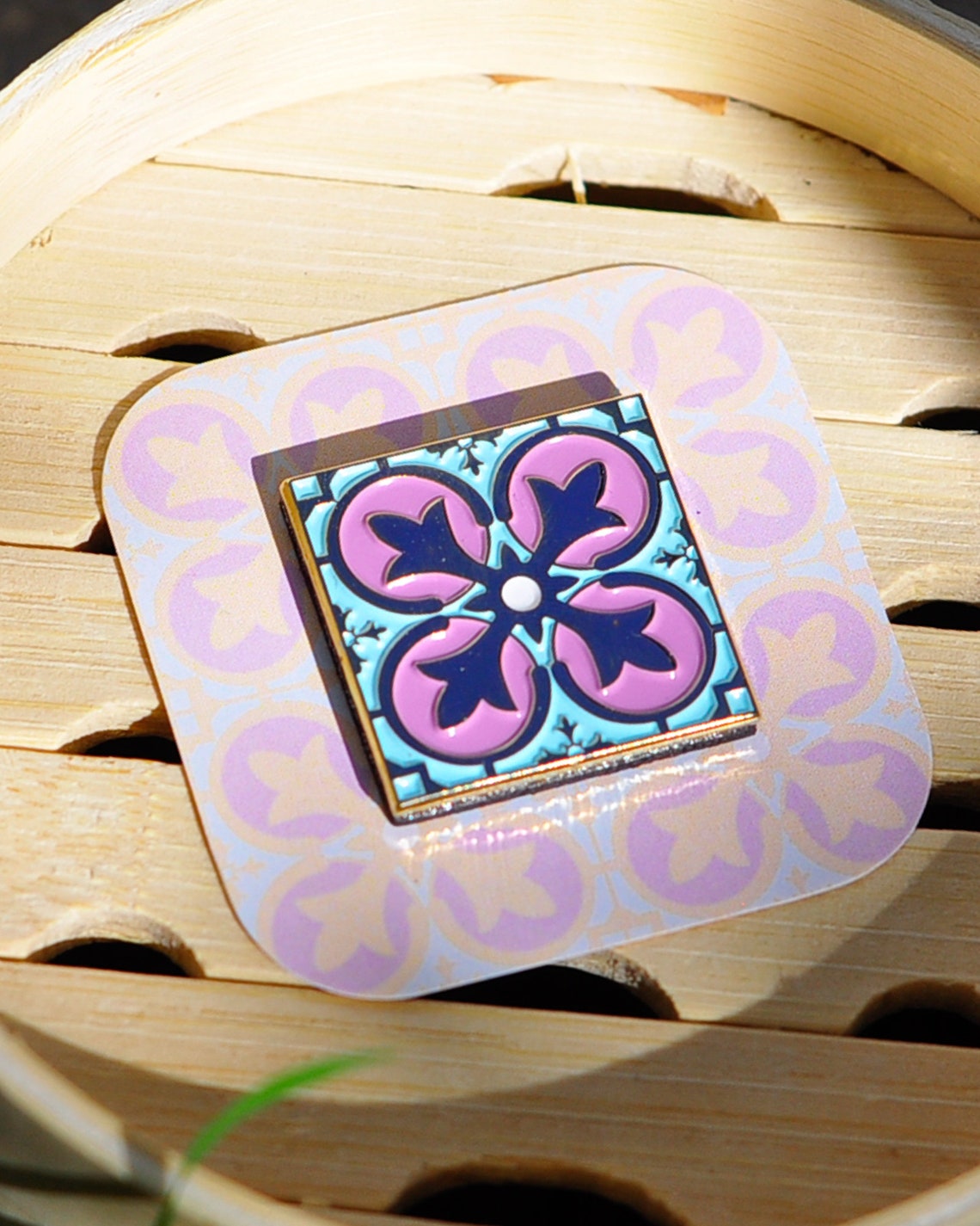 Peranakan Patterns Magnets & Pins. Malaysian Culture Singapore. Asian ...