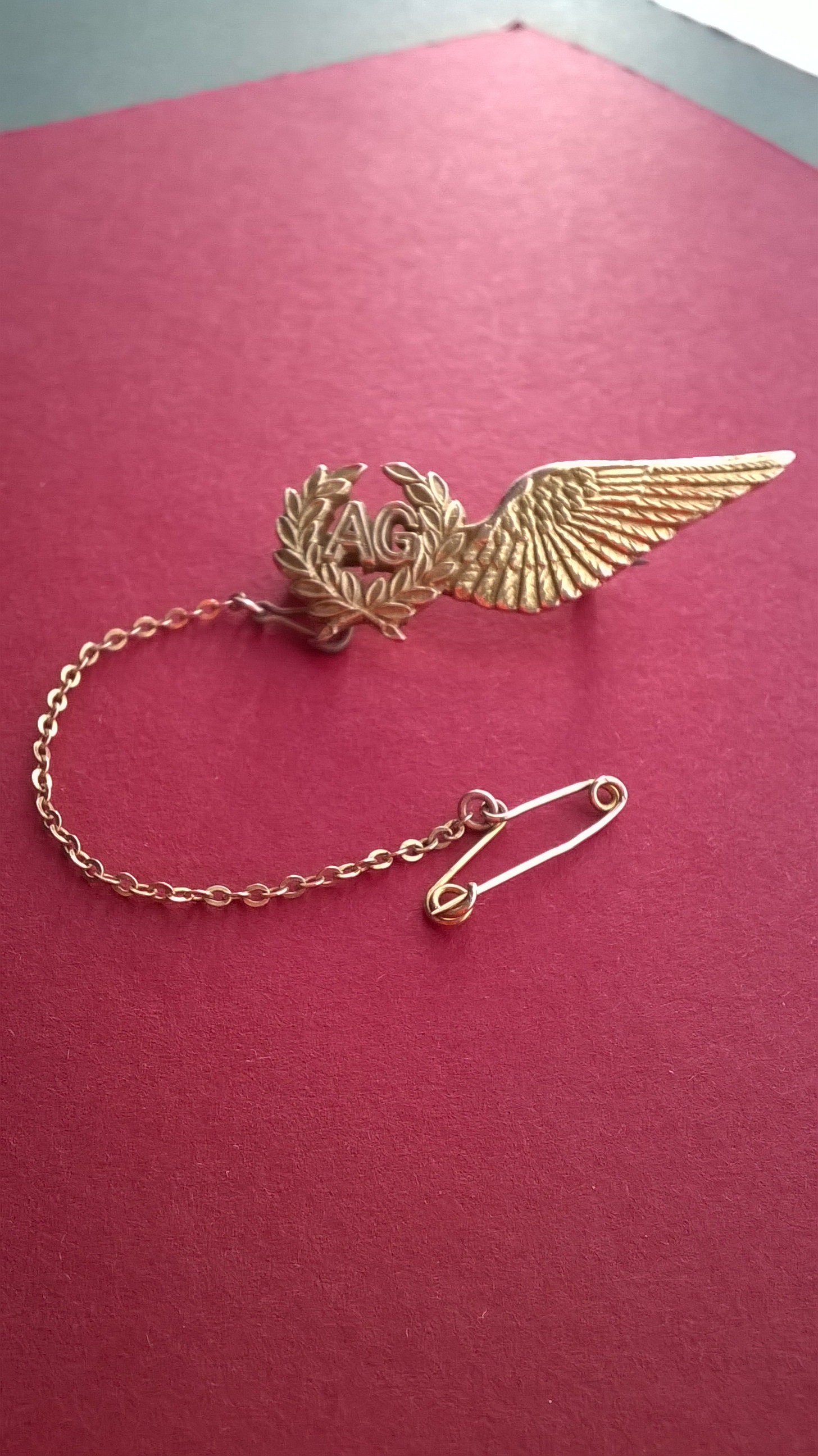 WW2 Royal Air Force Air Gunner's Brevet Gold RAF - Etsy