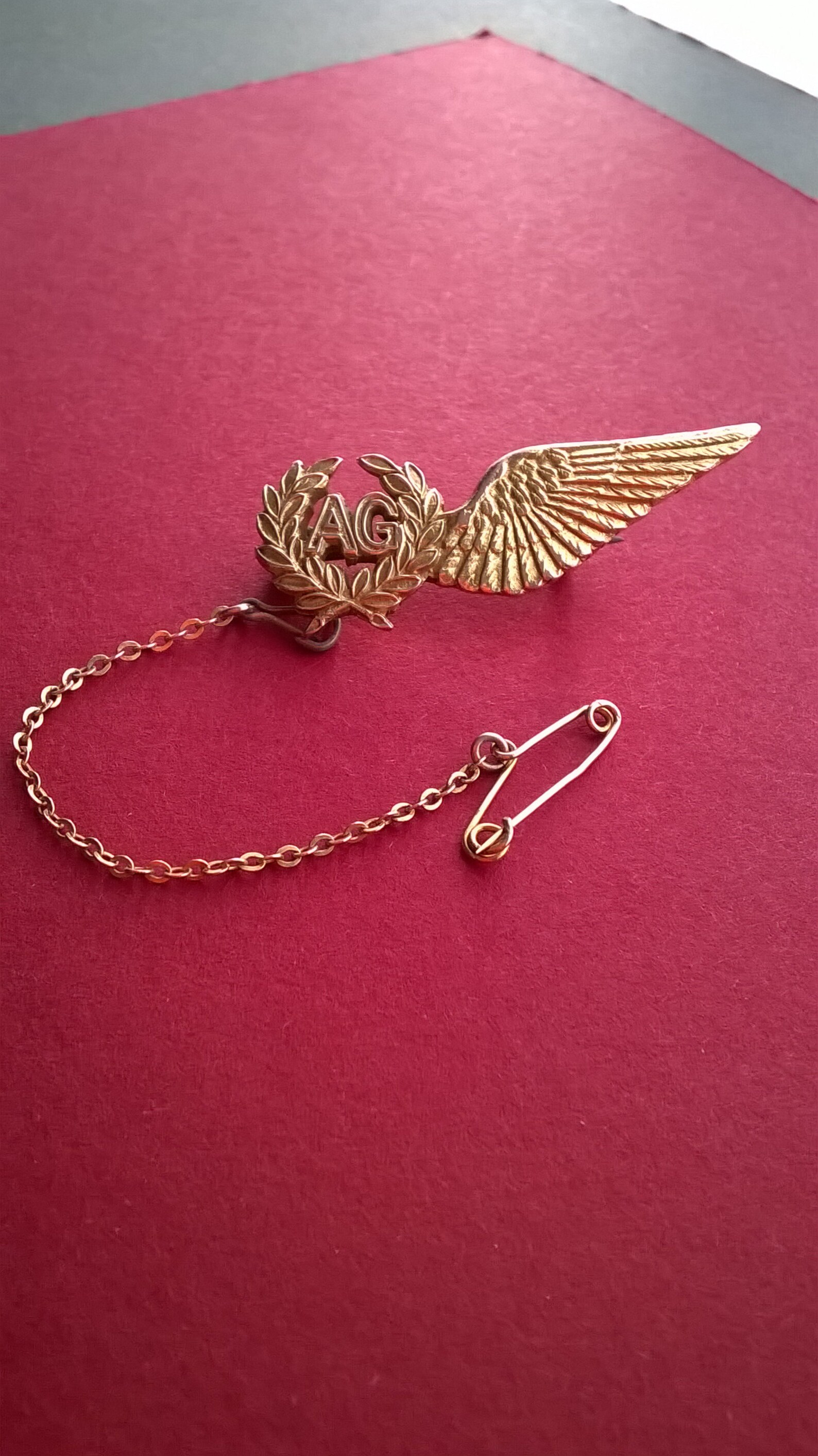 WW2 Royal Air Force Air Gunner's Brevet Gold RAF - Etsy