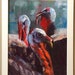 Original Pastel Painting. Three Turkeys. - Etsy