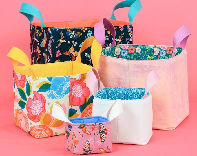 Fabric Storage Bin Pattern - Etsy