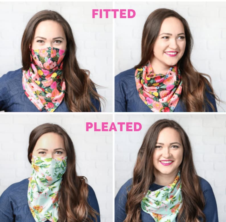 DIY Scarf Face Mask Pattern - Etsy