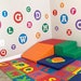 Alphabet Decals ABC Polka Dot Alphabet Stickers Colorful Alphabets Wall ...