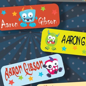 Personalized Kids Labels Set of 70 Labels Daycare Labels - Etsy