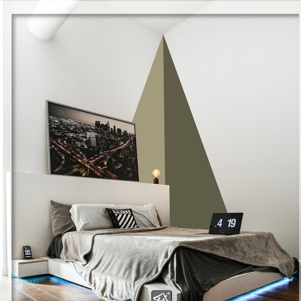 Triangle Wall Decals - Etsy