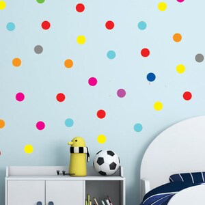 Polka Dot Wall Decal Polka Dot Decor Rainbow Polka Dot Stickers 120 Pcs ...